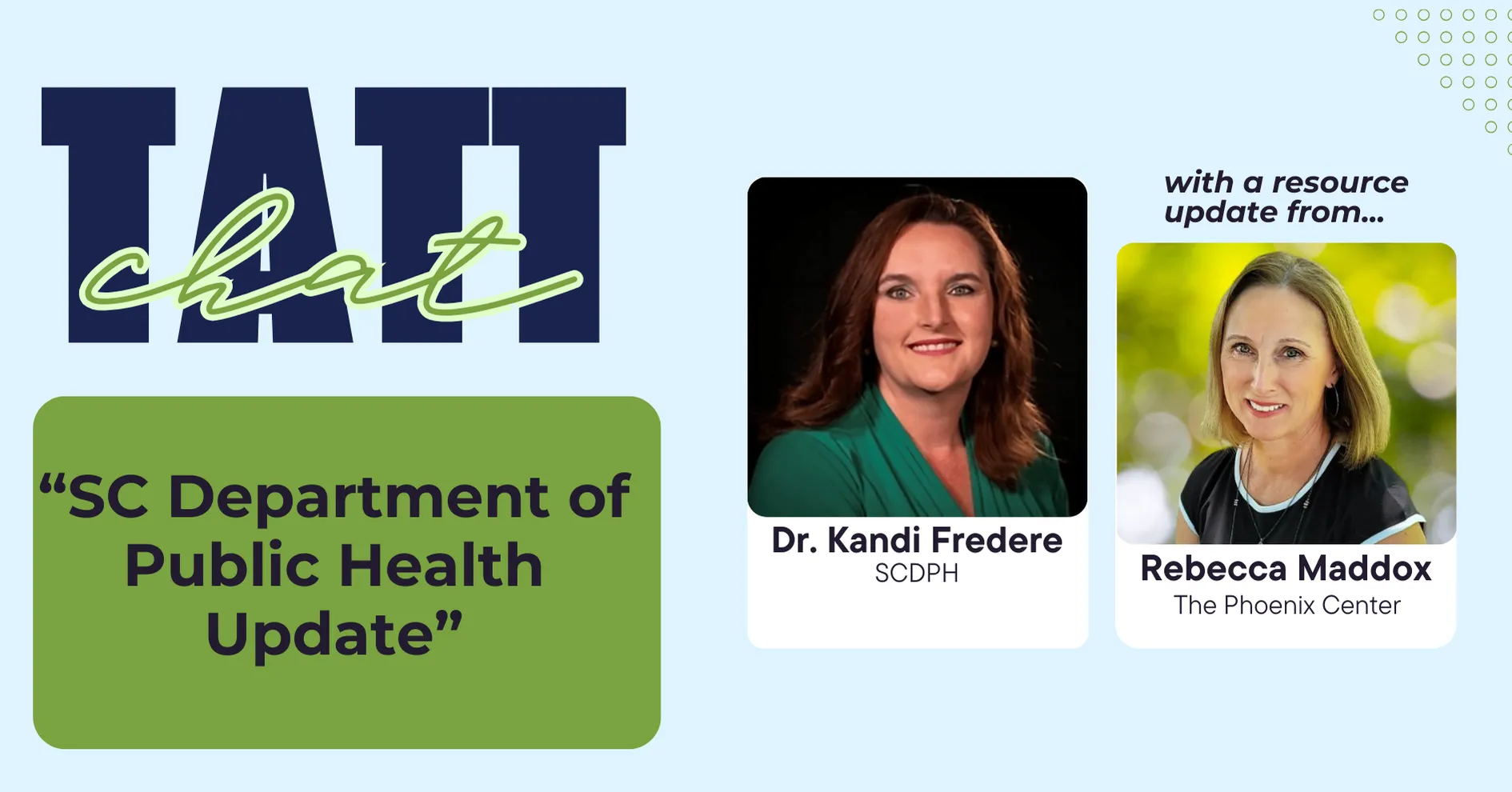 Nov. TATT Recap: Upstate Measles Update & SC Public Health Data